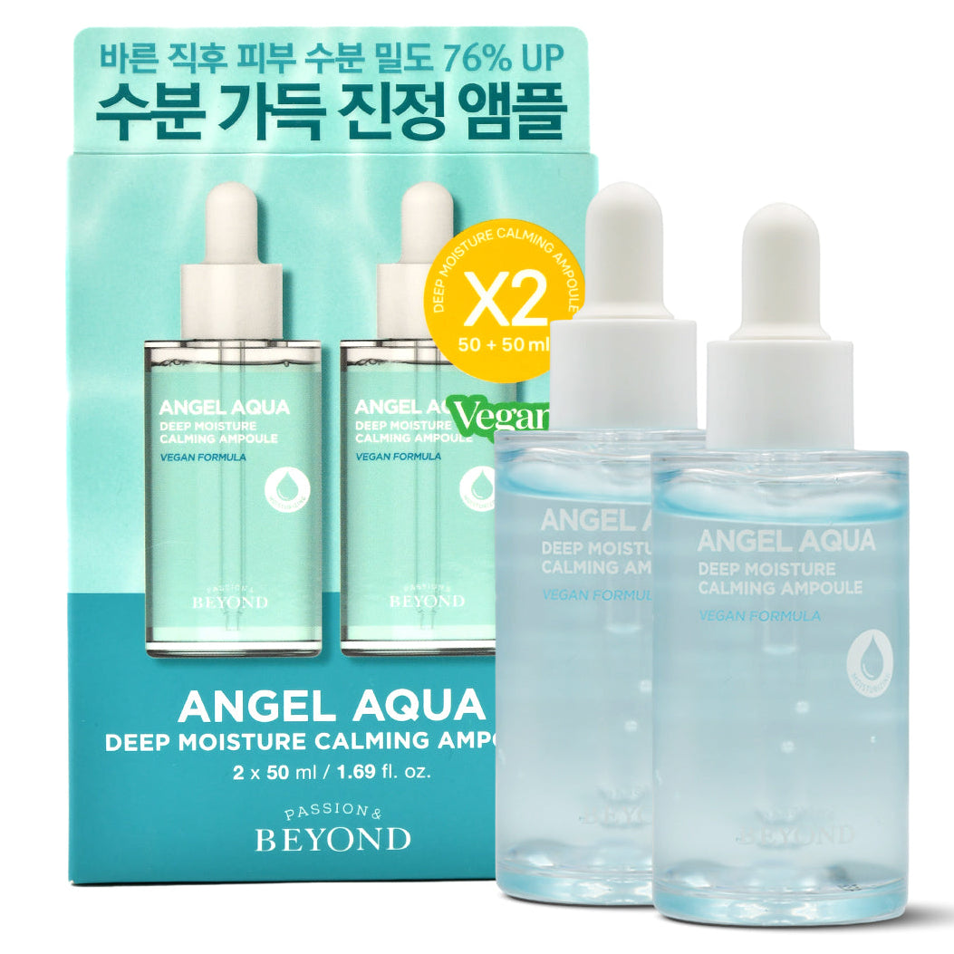 Angel Aqua Deep Calming Ampoule 1+1 – The Face Shop
